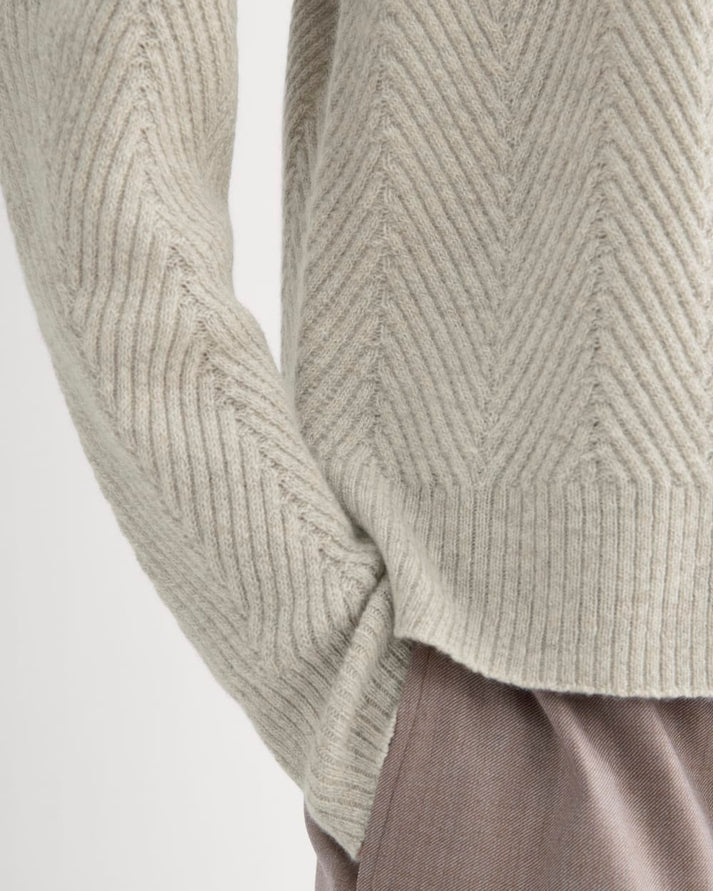 Cashmere Herringbone Sweater | Canvas – Everlane