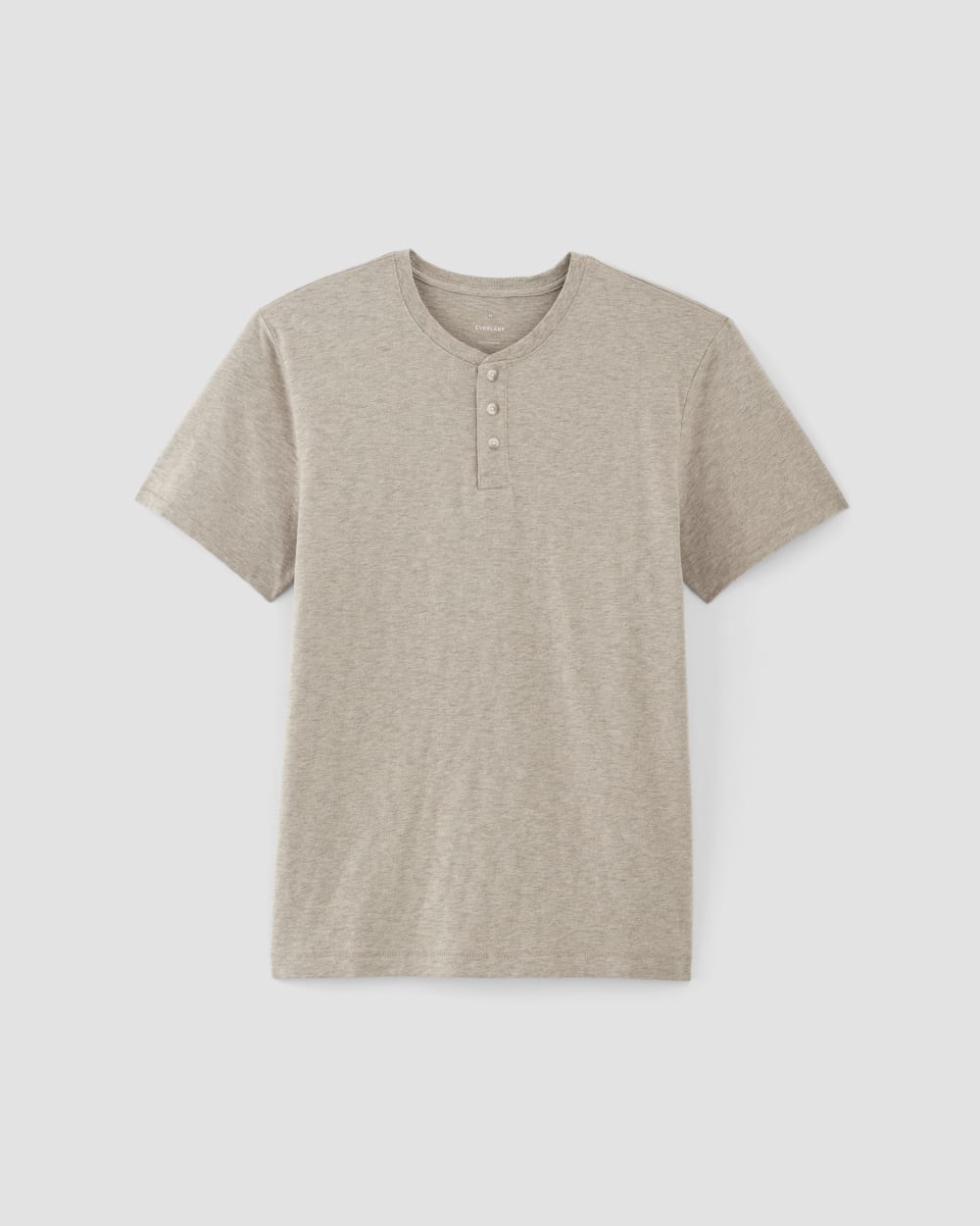 The Cotton Slub Henley | Heather Oatmeal – Everlane