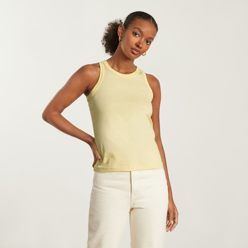 The Tank in Essential Cotton | Pastel Yellow – Everlane