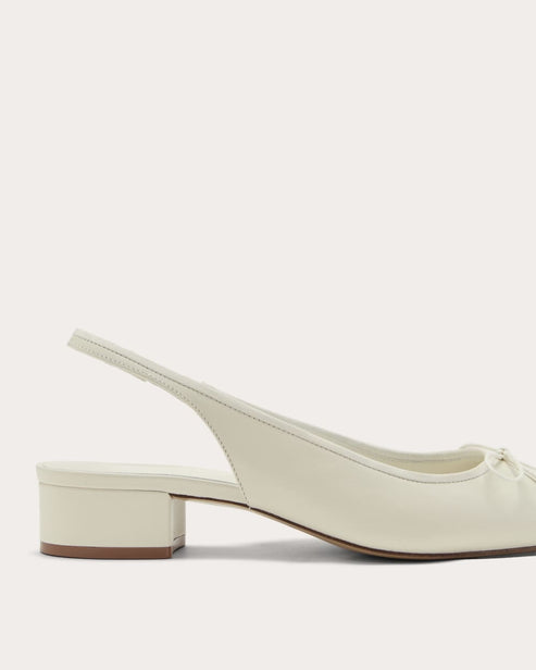 The Ballet Slingback Heel | Canvas – Everlane