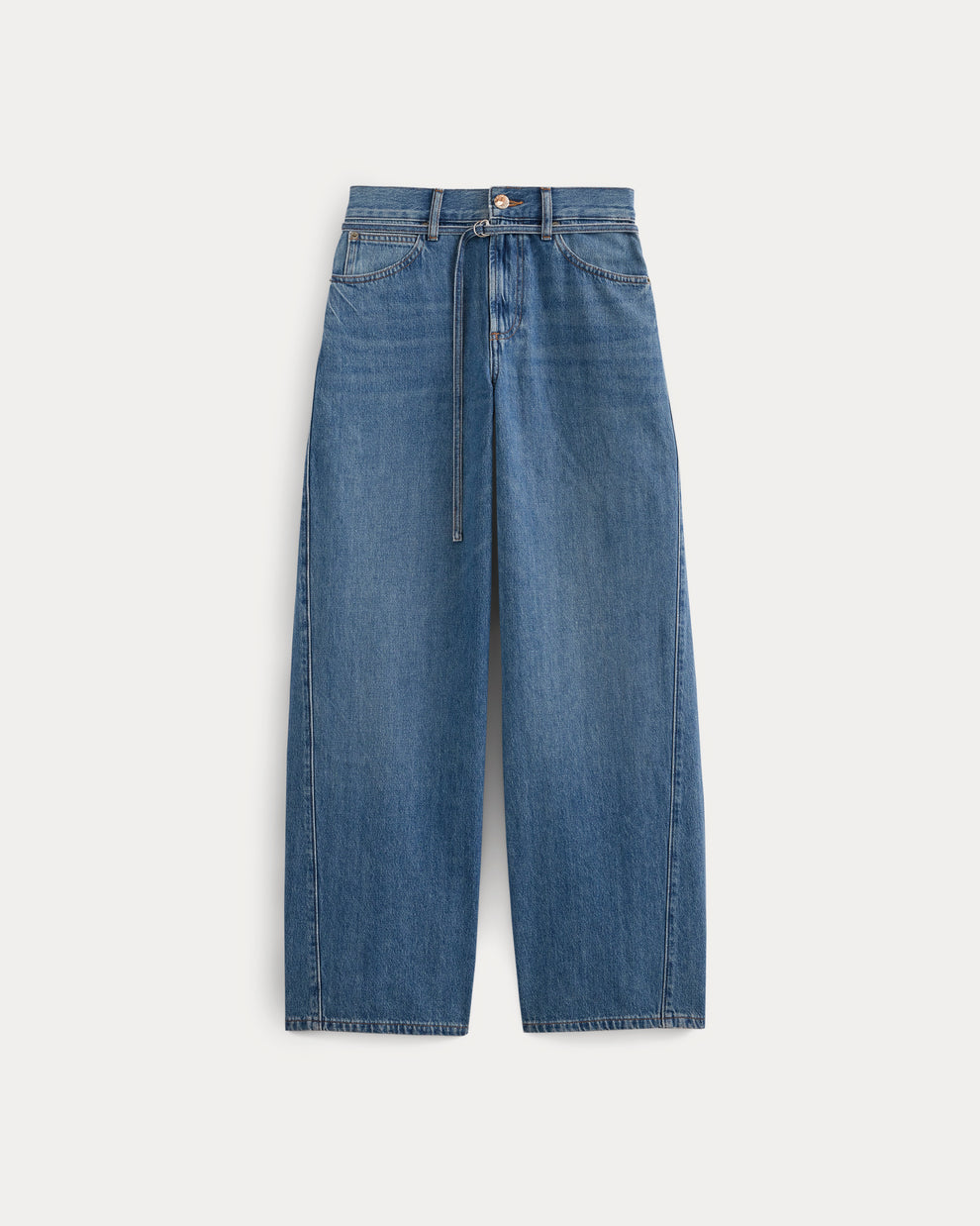 Lightweight Loose Wide-Leg Jean | Medium Indigo | Regular – Everlane