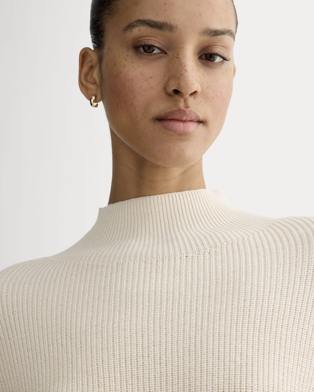 The Slouchy Funnel Neck in Everyday Cotton | Canvas – Everlane