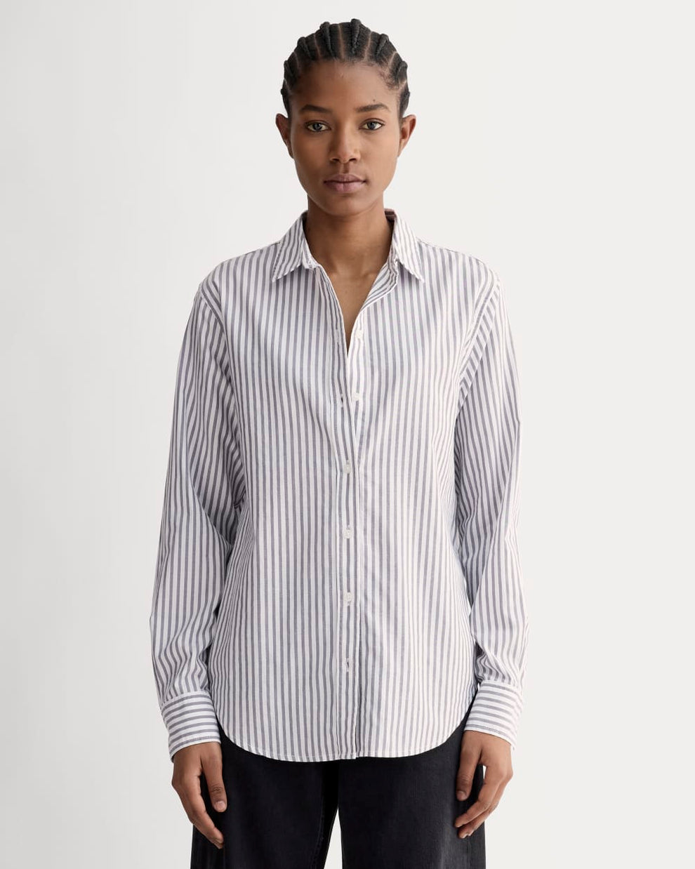 The Must-Have Shirt in Silky Cotton | Periscope / Bone – Everlane