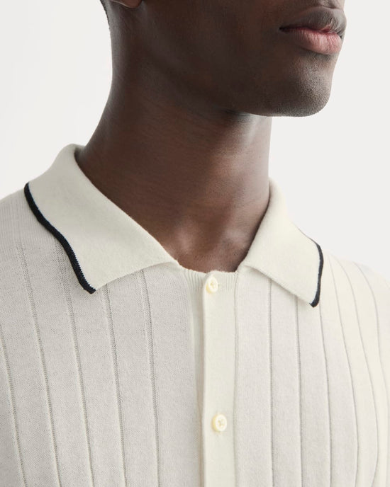 The No-Sweat Button-Down Polo | Heathered Canvas – Everlane