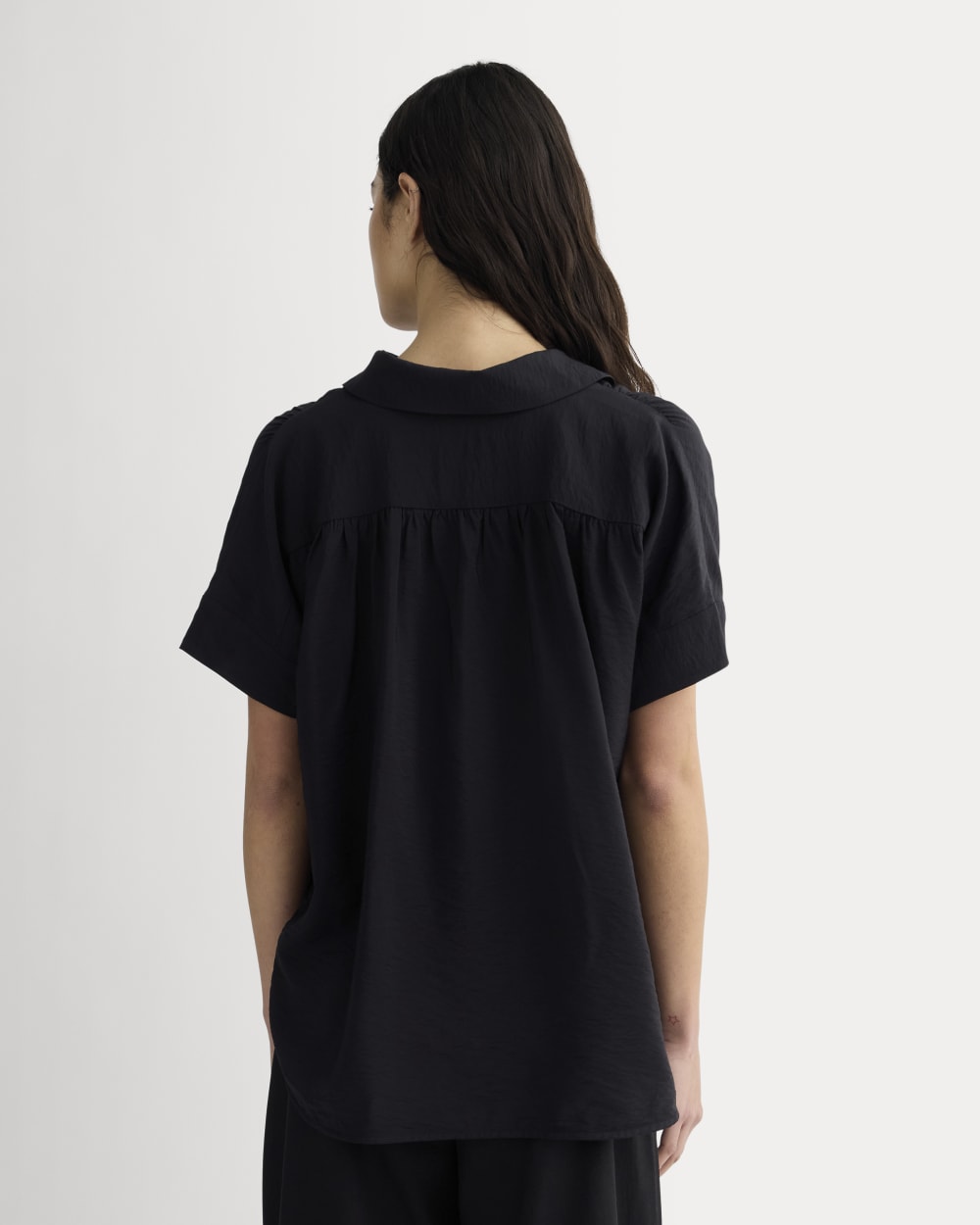 The Square Shirt in SoftLuxe | Black – Everlane