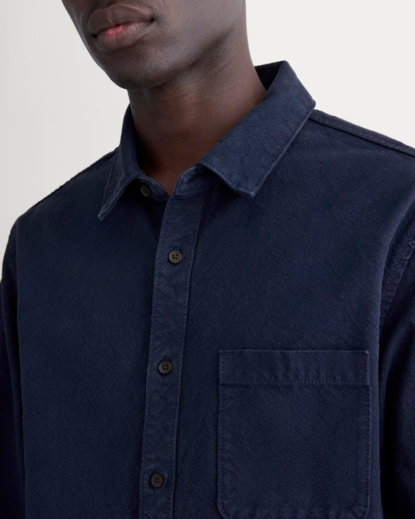 The Canvas Organic Cotton Overshirt | Navy – Everlane