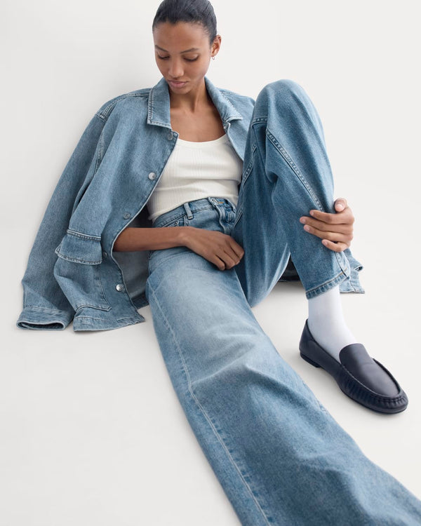 The Column Jean | Vintage Light Indigo | 33" Inseam – Everlane