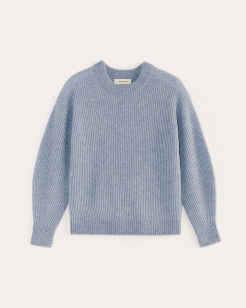 The Cocoon Crew in Alpaca | Heather Blue Slate – Everlane
