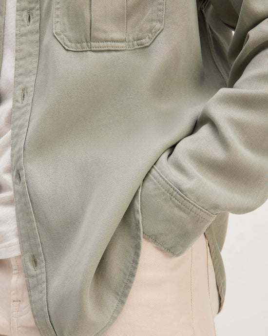 The Utility Shirt Jacket in Buttersoft | Sage Green – Everlane