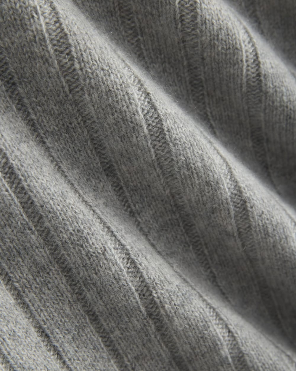 Mix Ribbed Crew in Cashmere | Light Heather Grey – Everlane