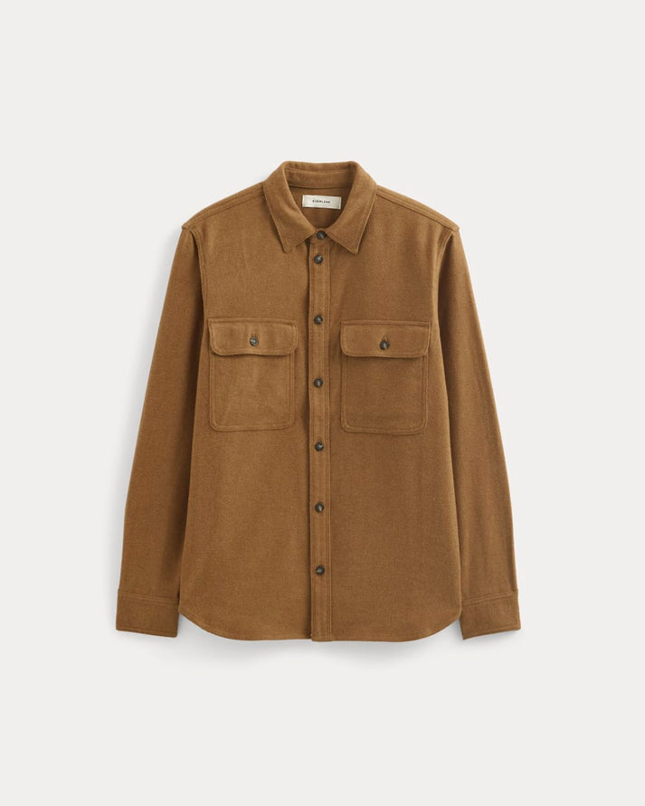 The Heavyweight Overshirt | Uniform | Heathered Toffee – Everlane