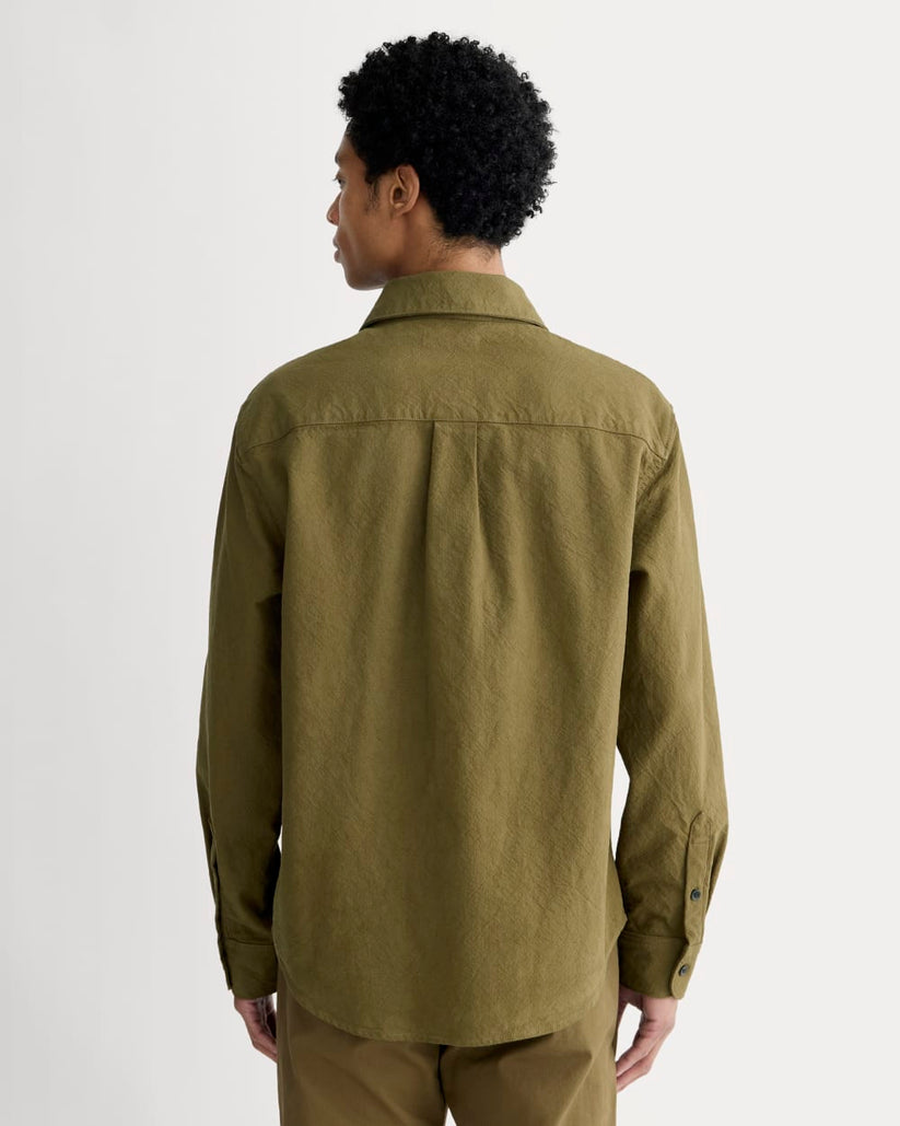The Canvas Organic Cotton Overshirt | Olive – Everlane
