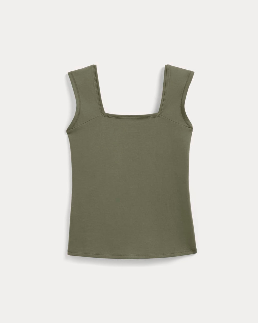 The Form Square-Neck Tank | Lichen Green – Everlane