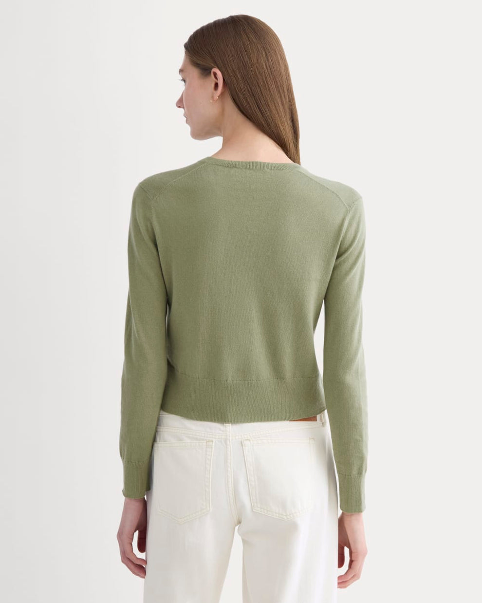 The Cropped Cardigan in Cotton Cashmere | Sagebrush – Everlane