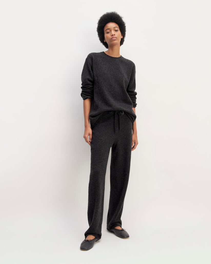The Cozy-Stretch Straight-Leg Sweatpant | Charcoal – Everlane