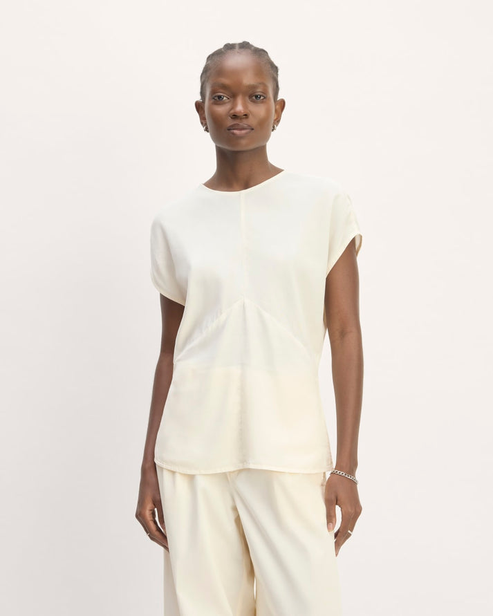 The Drape Top in Butterlite | Bone – Everlane