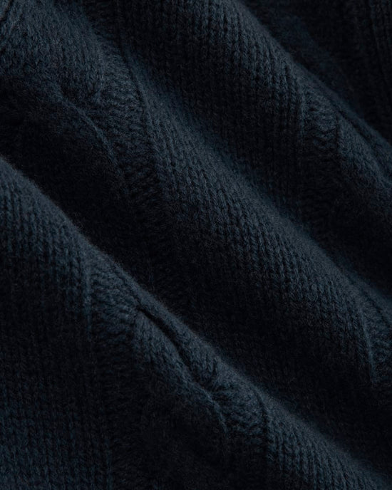Cable Cardigan in Extrafine Luxe Merino | Navy – Everlane