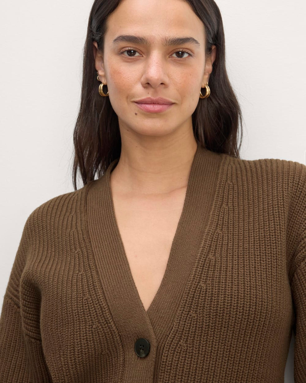 The Boxy Cardigan in Everyday Cotton | Cocoa – Everlane