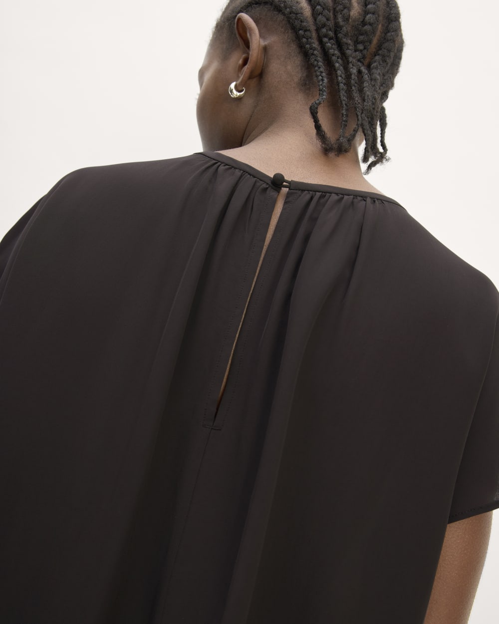 The Gathered Neck Top | Black – Everlane