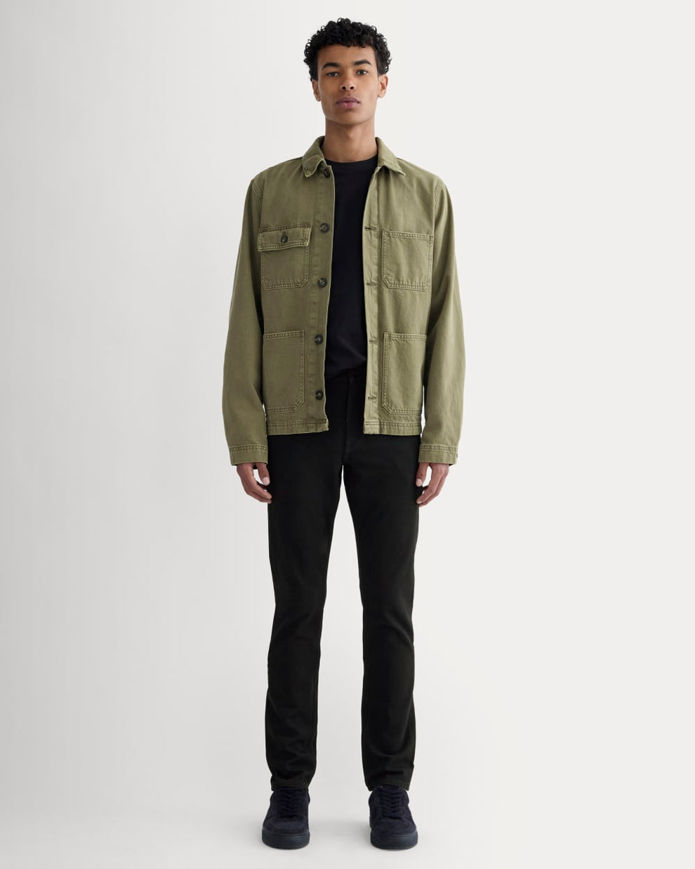 The Slim 4-Way Stretch Organic Jean | Uniform | Black – Everlane