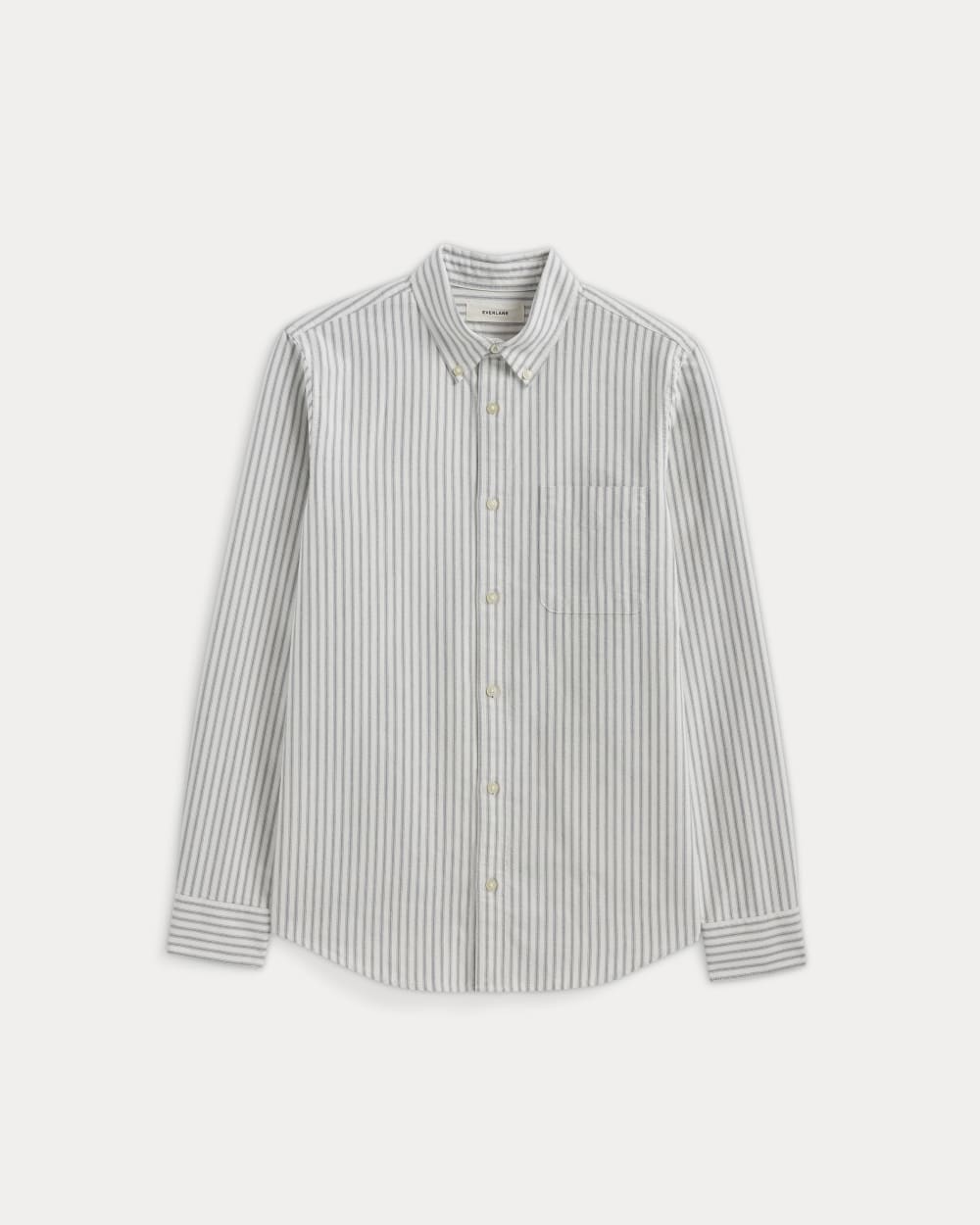 The Slim Oxford Shirt | Bone / Navy | Standard – Everlane