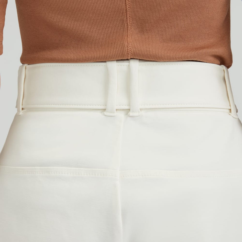 The Structured Cotton Belted Pant | Bone – Everlane