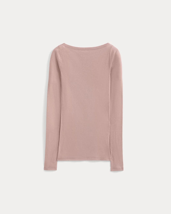 Tissue Boatneck Top | Dusty Rose – Everlane