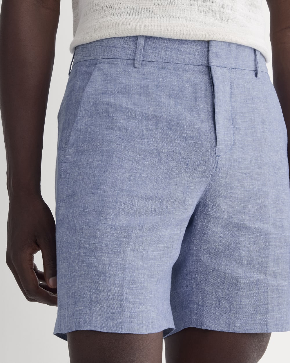 The 7" Linen Trouser Short | Chambray – Everlane