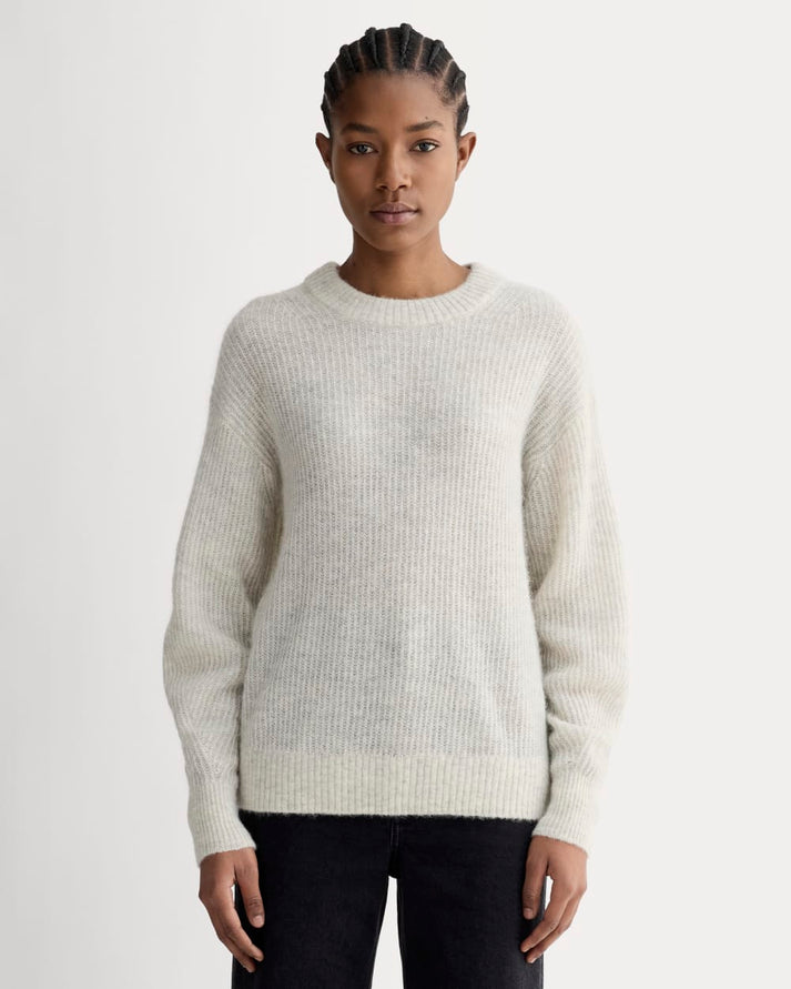 The Cocoon Crew in Alpaca | Almond – Everlane