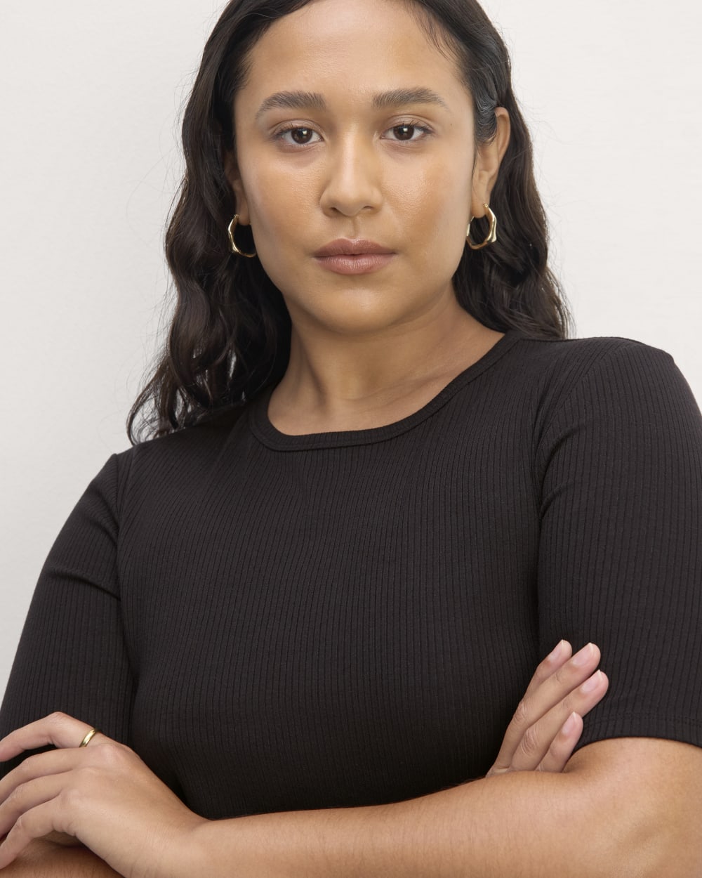 The Shimmy Tee | Black – Everlane