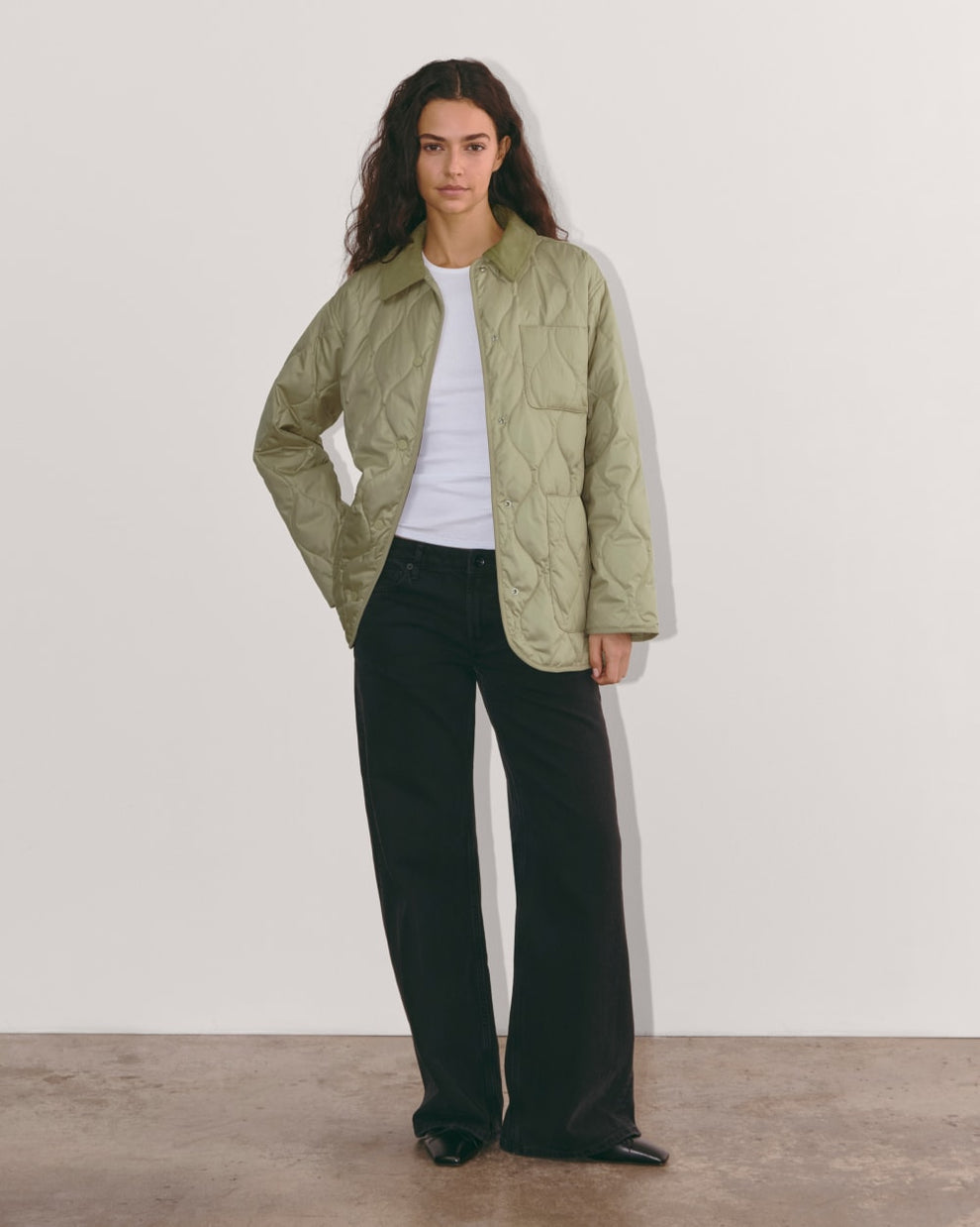 The Quilted Ranch Jacket | Eucalyptus – Everlane