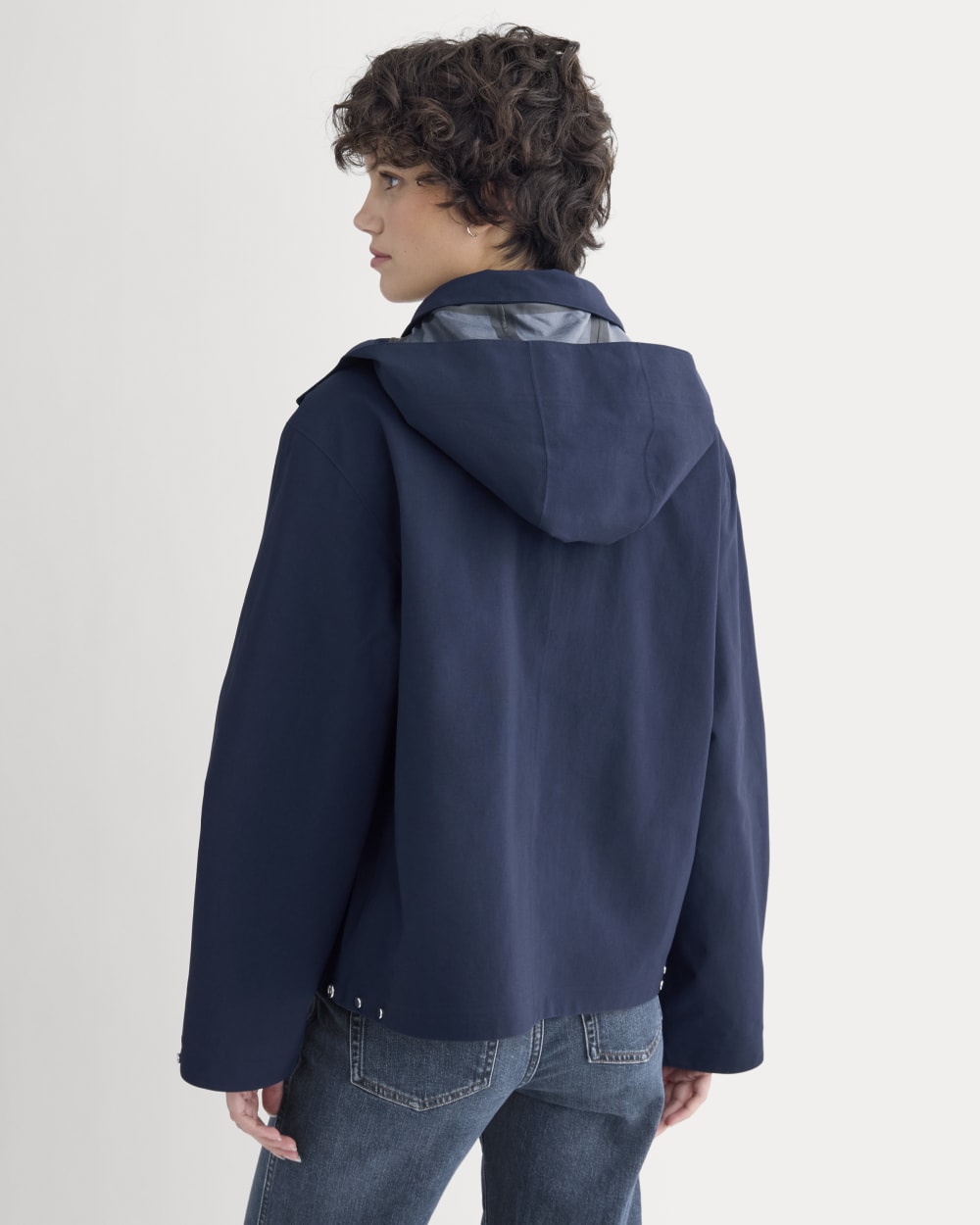Re:Cycled Nylon Barrel Jacket | Deep Navy – Everlane