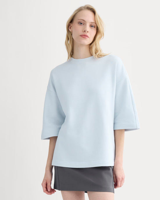 Lightweight Terry Oversized Tee | Skywriting – Everlane