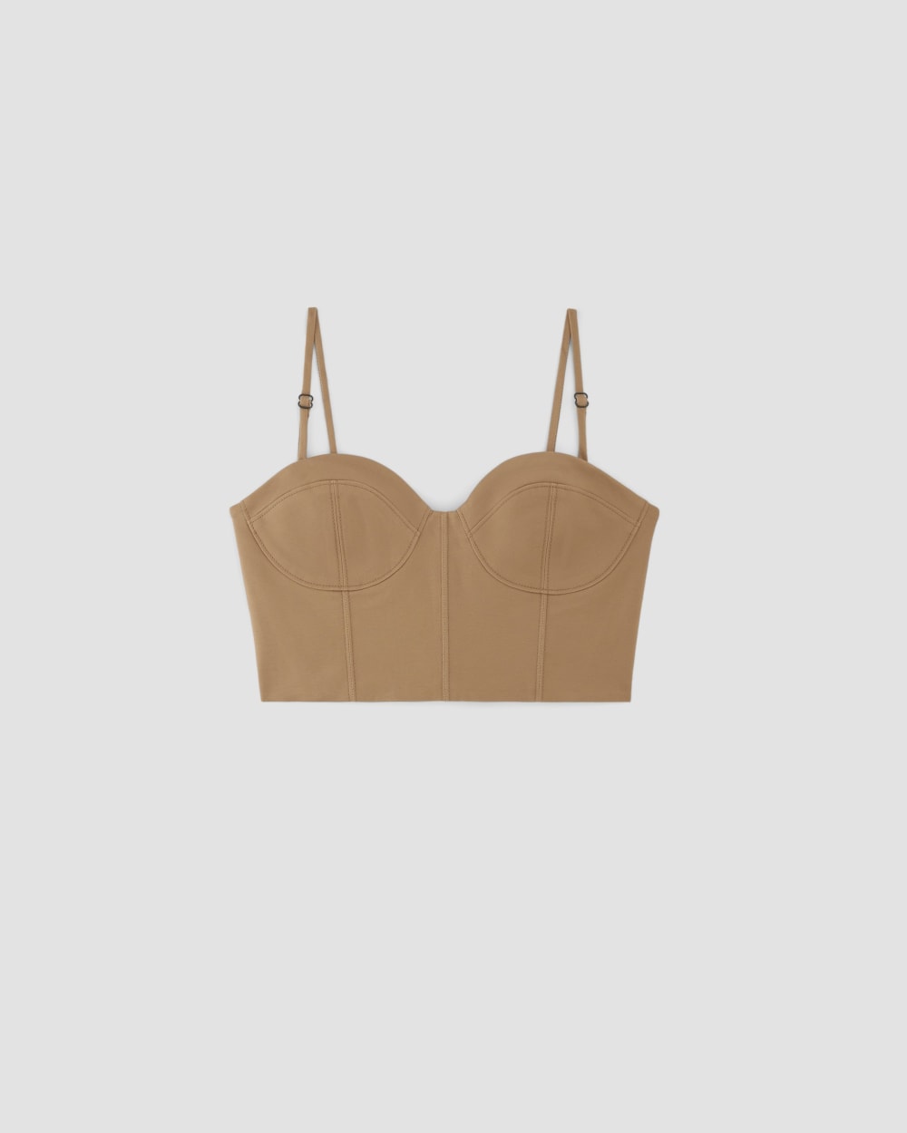 The Structured Cotton Bustier | Toasted Coconut – Everlane