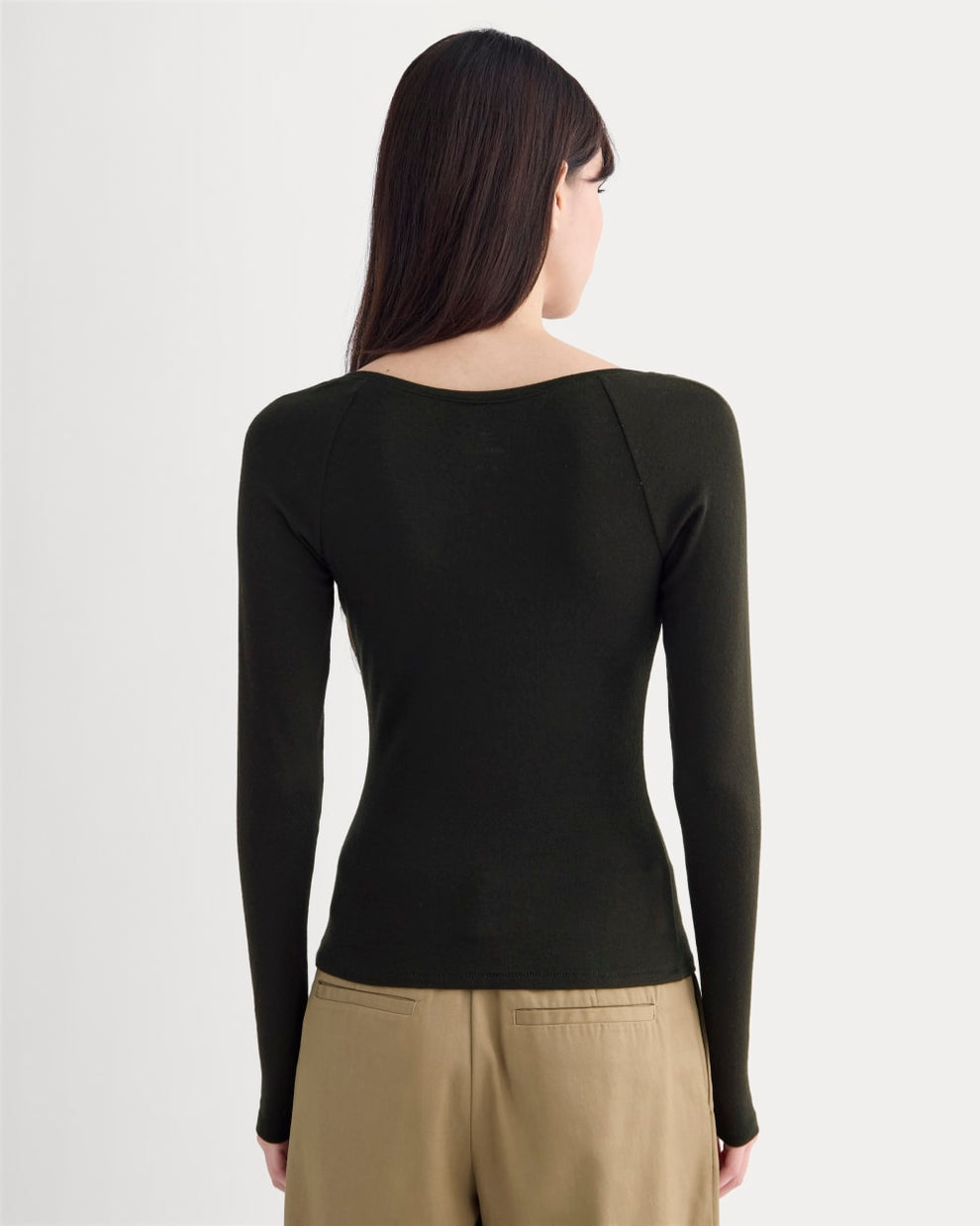 Sweetheart-Neck Top in Butterluxe | Black – Everlane