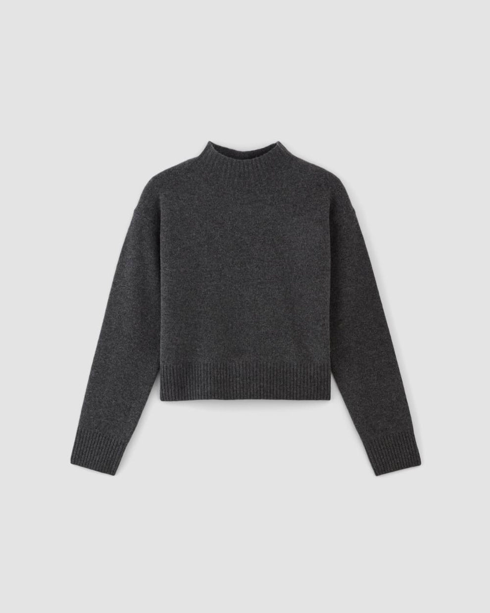 The Good Merino Wool Mockneck Sweater | Graphite – Everlane