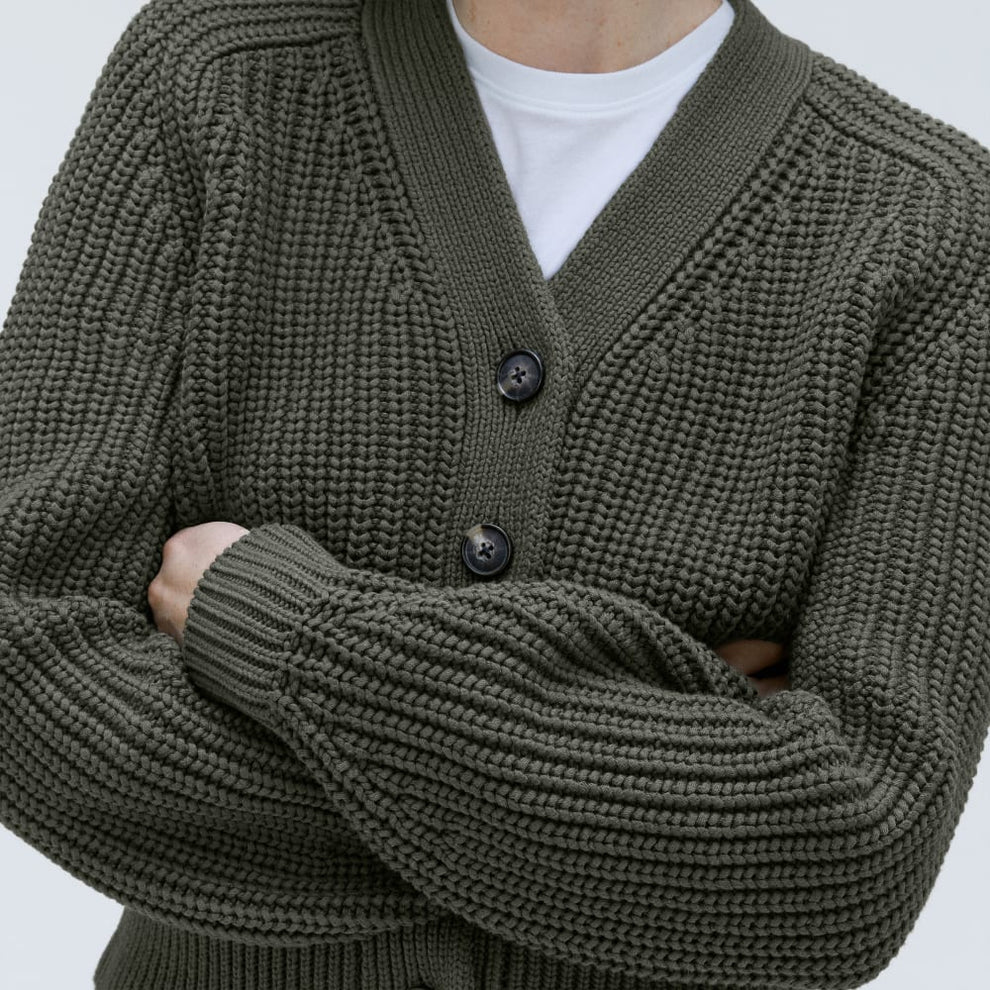 The Texture Cotton Cardigan | Kambaba – Everlane