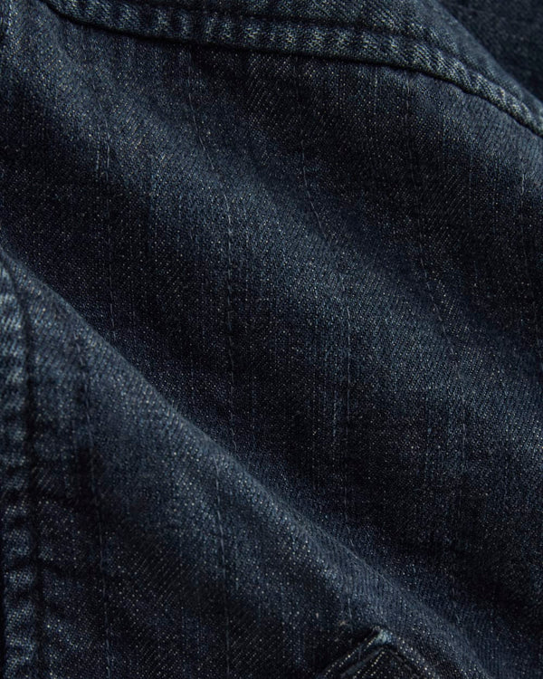 Denim Quilted Barrel Jacket | Midnight – Everlane