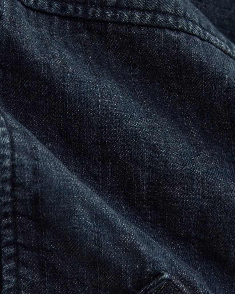 Denim Quilted Barrel Jacket | Midnight – Everlane