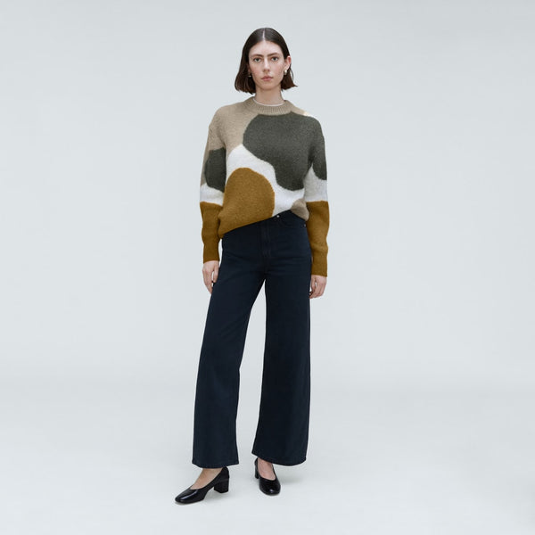 The Cocoon Crew in Alpaca | Neutral Camo – Everlane