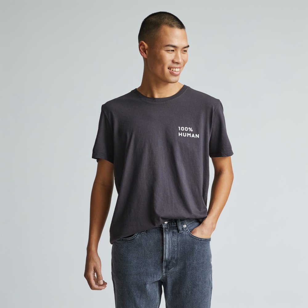 The 100% Human® Crew | Black – Everlane
