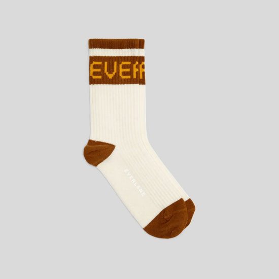 The Ribbed Sweater Sock | Tapenade / Canvas Tan – Everlane