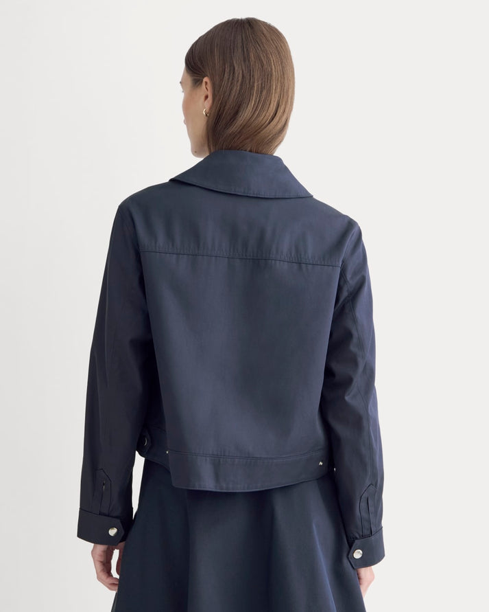 The Cropped Utility Jacket | Navy – Everlane