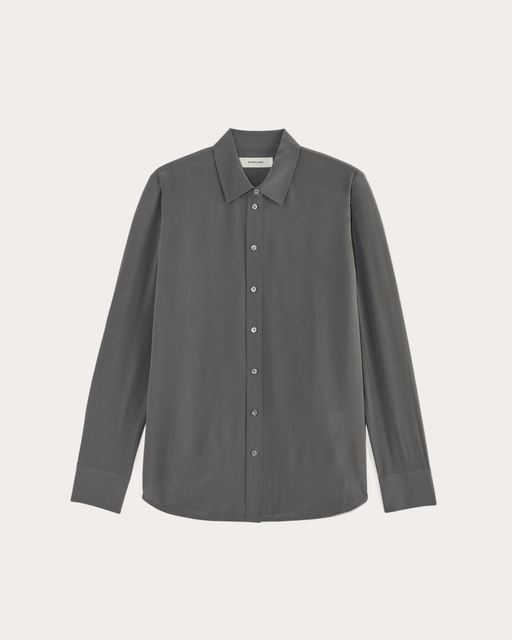 The Must-Have Shirt in Washable Silk | Graphite – Everlane