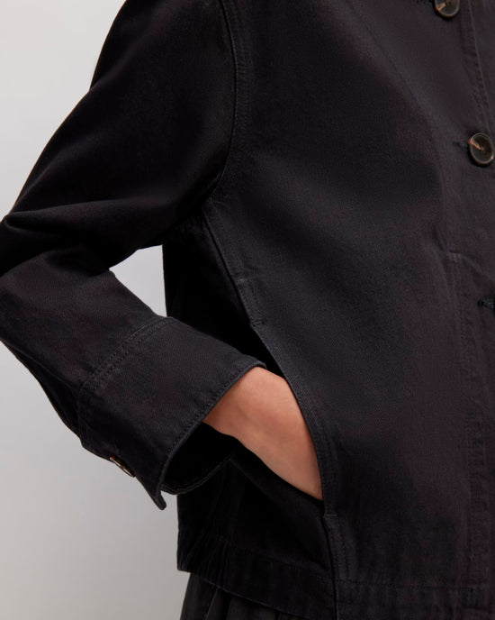 The Denim Barrel Jacket | Black – Everlane